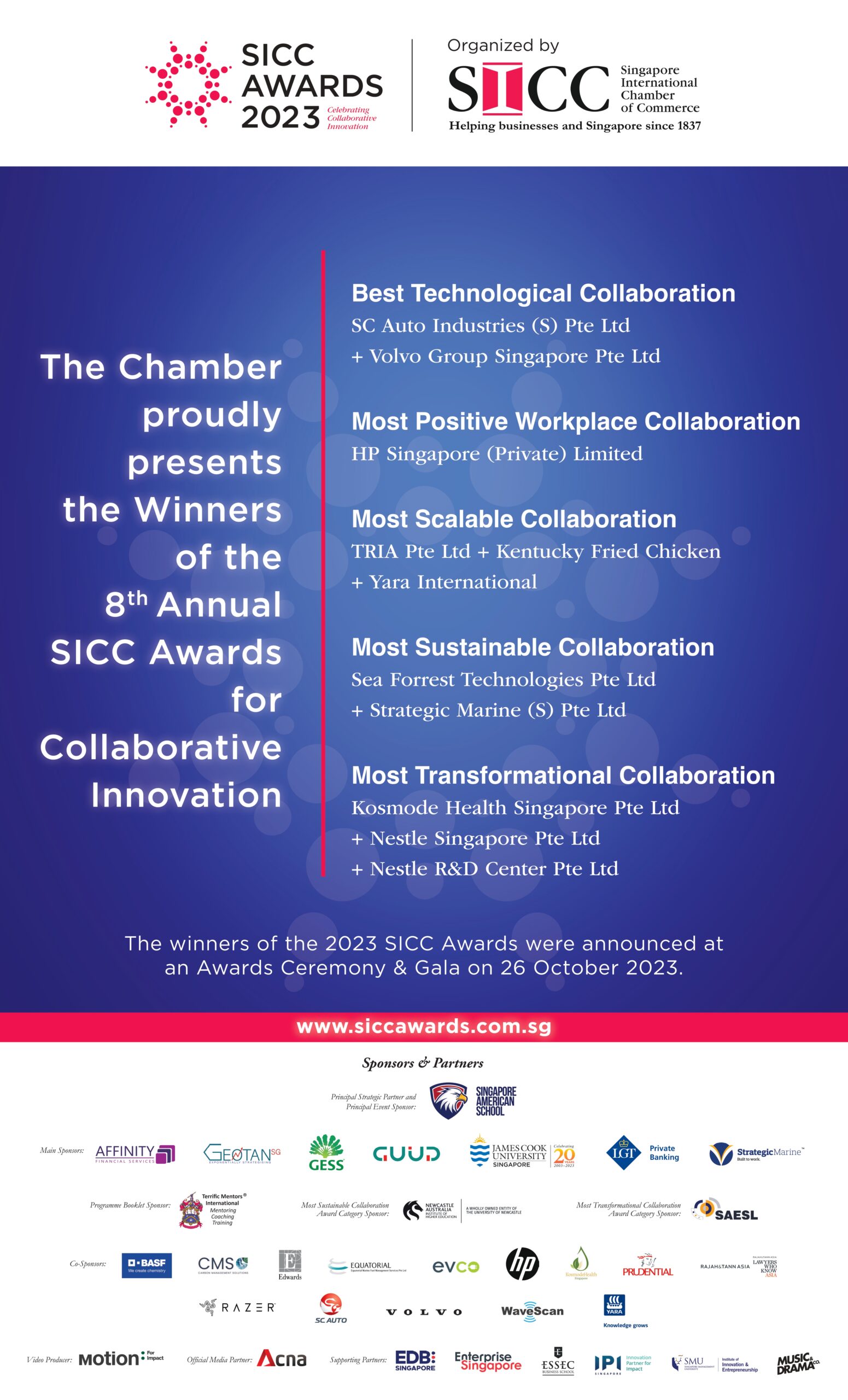 Sea Forrest Awarded Most Sustainable Collaboration for Singapore’s ...